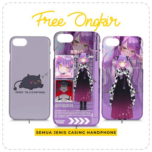 Jual Case Hololive Tokoyami Towa Vtuber JP Custom Casing HP All Type ...