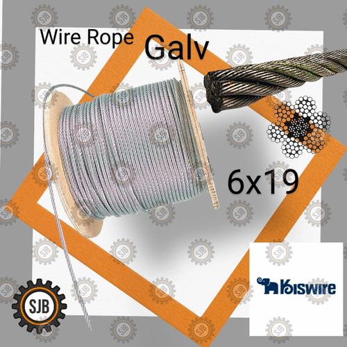 Jual WIRE ROPE KISWIRE 10MM 6X19 GALV CERTIFICATE - Jakarta Utara - sj ...
