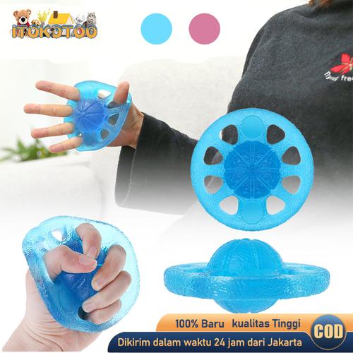 Jual Finger Exercise Finger Trainer Hand Exerciser Squeeze Squishy ...