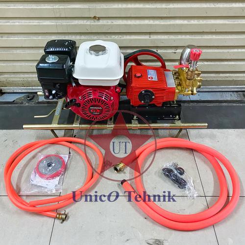 Jual MESIN power sprayer SANCHIN SCN 30 + ENGINE HONDA GX 160 steam komplit - SELANG+ GUN ...