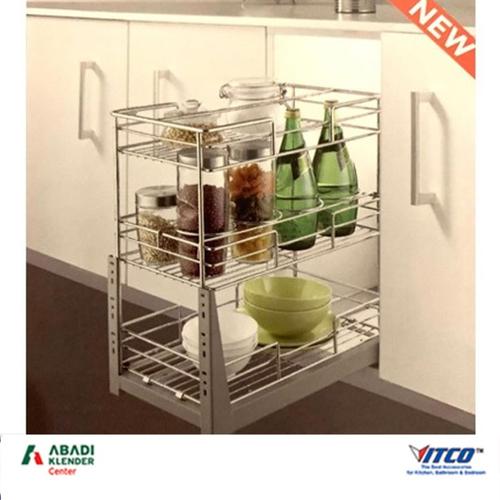 Jual RAK / 3 SHELF BOTTLE RACK W/FRONT BRACKET SC29022F2 300MM Vitco ...