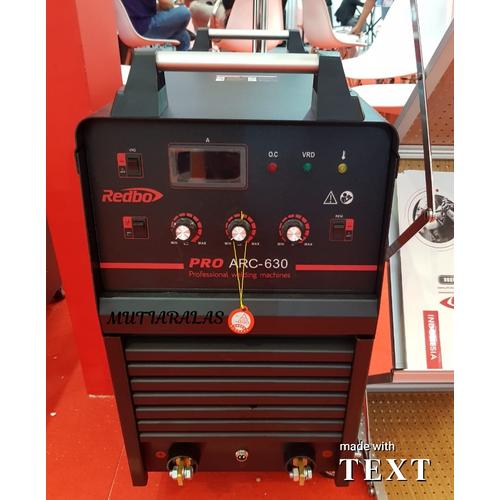Jual Mesin Trafo Las Redbo Pro Arc 630 Inverter - Kab. Tangerang ...