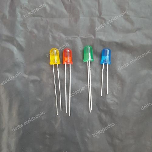 Jual led merah 3mm led kuning 3mm led hijau 3mm led biru 3mm LED 3mm ...