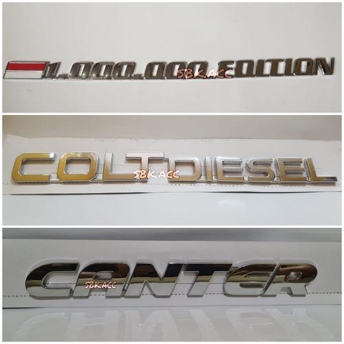 Jual Paket Emblem Logo Colt Diesel, Logo 1000000Edition dan Logo Canter ...