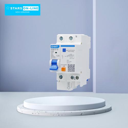 Jual RCBO + MCB Chint NXBLE-32 1P+N , 2P . 3P+N 6 10 16 20 25 32 (A) 6kA - 1P+N 30MA, 6A - Kota ...