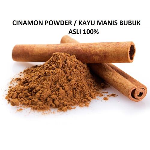 Jual Cinnamon Powder 250gr Bubuk Kayu Manis Asli Murni 100% Cinamon ...