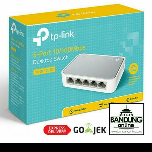 Jual TP-LINK TL-SF1005D - 5-Port 10/100Mbps Desktop Switch Hub - TP-Link - TP-Link SF1005D ...