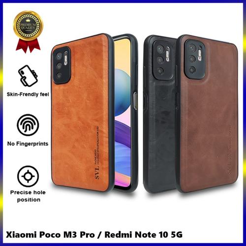 Jual Xiaomi Redmi Note 10 5G Case SVL Leather Casing Slim Softcase ...