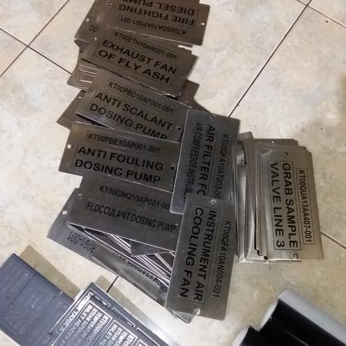 Jual nameplate grafir stainless 304 - Kota Bekasi - akatek indo | Tokopedia