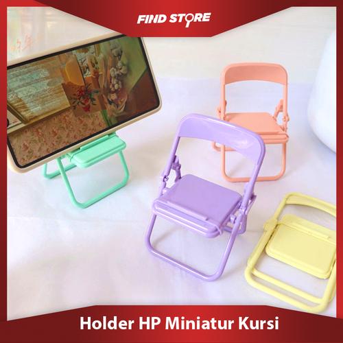 Jual Holder Handphone Miniatur Kursi Stand Meja Dudukan Handphone ...