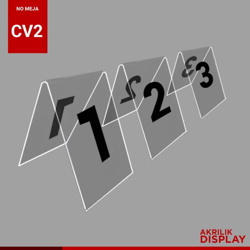 Jual nomor meja / custom nomor meja / table number / penanda meja ...