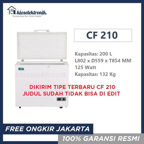 Promo RSA CF220 Chest Freezer 220 Liter - CF 220 - Freezer Daging Cicil ...
