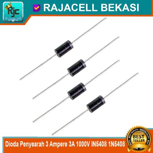 Jual Dioda Penyearah 3 Ampere 3A 1000V IN5408 1N5408 Rectifier Diode DO ...