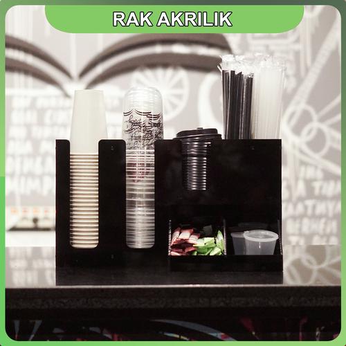 Jual Rak Akrilik Paper Cup Holder Sederhana Complete Model B - Jakarta ...