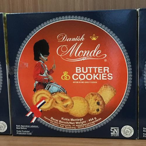 Jual monde butter cookies 454gr | kue kaleng | biskuit kaleng | monde ...