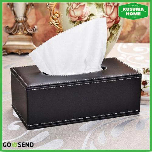 Jual Tempat Tisu Desain Minimalis YANZ Kotak Premium Kulit Tissue Box ...