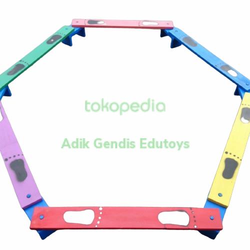 Jual papan titian anak isi 6 papan - mainan edukasi luar ruang ape paud ...