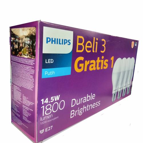 Jual Philips LED pack 14,5 Watt 6500k isi 4pc lampu - Jakarta Barat ...