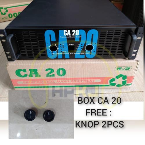 Jual BOX POWER CA 20 CA20 2CH 2 CH 2 CHANLE AMPLIFIER - Kosongan + knop ...