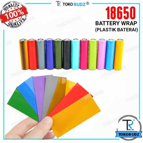 Jual Battery Wrap Batre 18650 Sleeve PVC Plastik Cover Pelindung ...