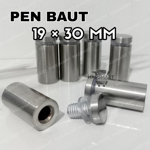 Jual Pen Baut Besi Akrilik Kaca 19×30mm - Kota Medan - Hasumart Adv ...
