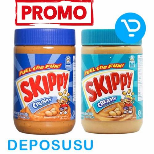 Jual Selai SKIPPY Jam 500g - CREAMY Peanut Butter | CHUNKY Peanut ...
