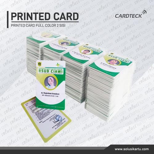 Jual CETAK KARTU RFID CUSTOM PHOTO ID CARD PROXIMITY MF S50 13.56MHz 2 ...