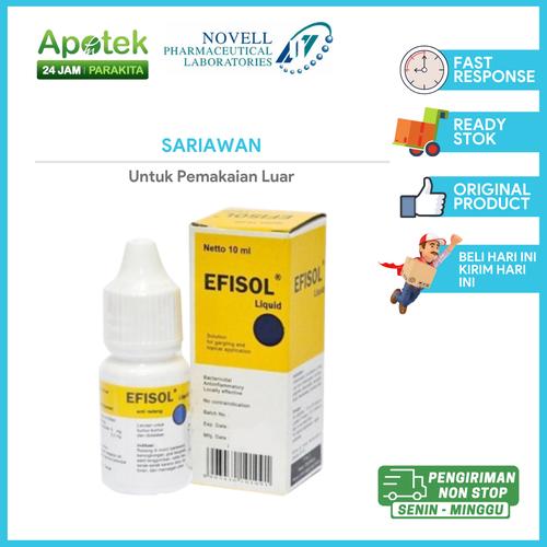 Jual Efisol Liquid Obat Kumur dan Oles untuk Mengatasi Sariawan - Kota ...