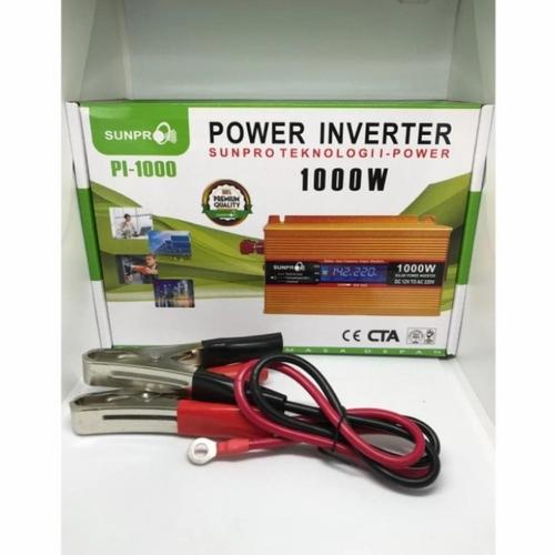 Jual POWER INVENTER 1000 WATT DC TO AC SUNPRO POWER INVENTER - Jakarta ...