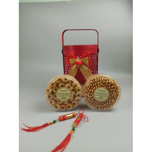 Jual Hampers Bambu / Keranjang Bambu / Keranjang Anyam Imlek utk 2 ...