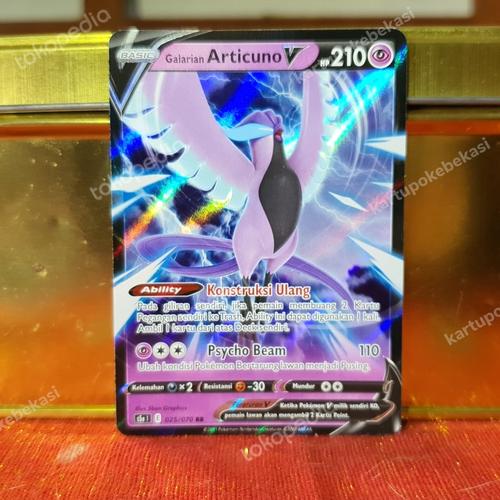 Jual Galarian Articuno V RR S5a 025/070 kartu pokemon TCG Indonesia - Kota Bekasi ...