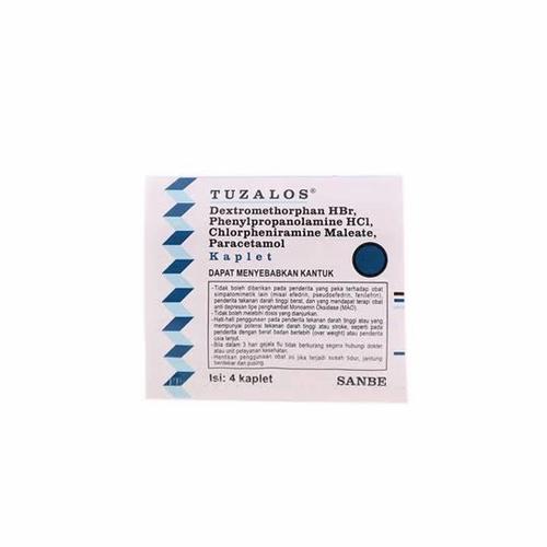 Jual tuzalos obat batuk pilek tablet 4's isi 4 tab / strip - Kab ...