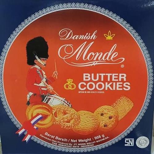 Jual monde butter cookies 908gr | kue kaleng | biskuit kaleng murah ...