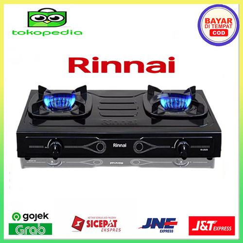 Jual Kompor Rinnai 2 Tungku RI202S Api Biru Bergaransi Resmi New Promo ...