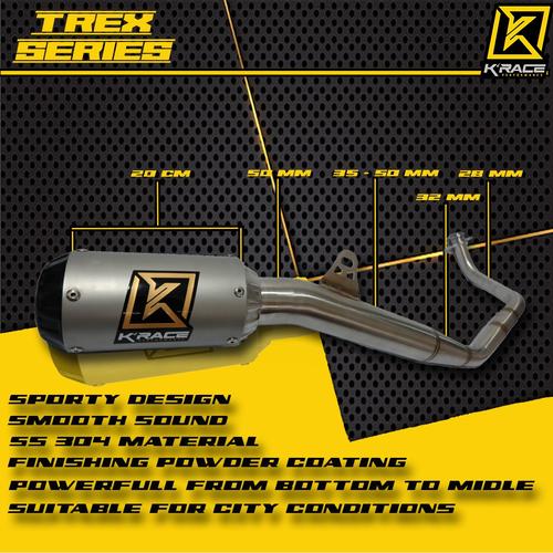 Jual K'race Exhaust Yamaha New Aerox T-Rex Series - Jakarta Barat ...