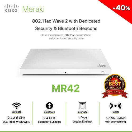 Promo Cisco Meraki MR42-HW MR42-HW 802.11ac Cloud-Managed Access Point ...