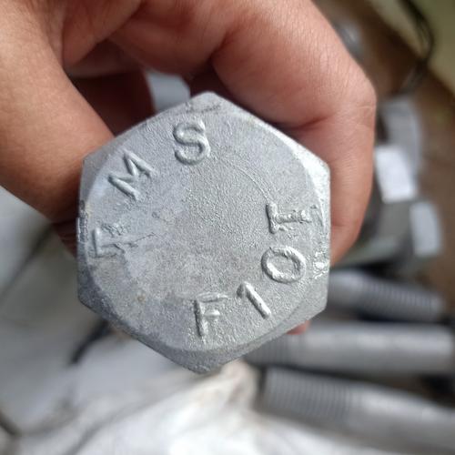 Jual baut mur baja HDG F10T m24×90 bolt nut hex baja HOTDIP GALVANIZ 24x90 - Jakarta Barat ...