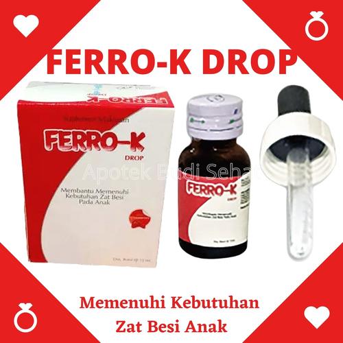Jual Ferro K Drop Suplemen Zat Besi Anak Obat Anemia 15mL Zat Besi Bayi ...