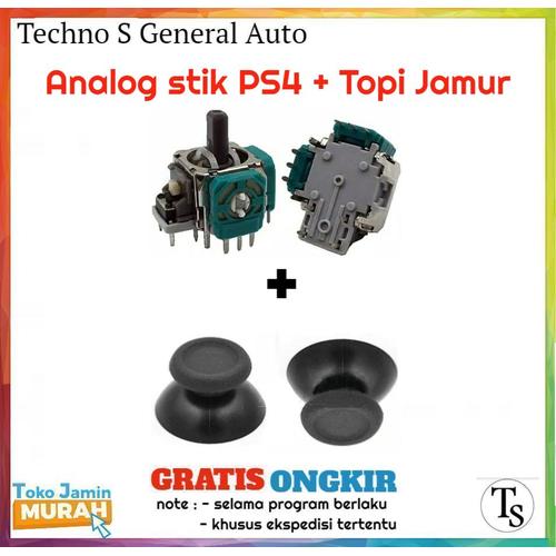 Jual Tombol Analog stik stick PS4 Kaki 3 Tutup Jamur Analog Stik PS4 ...