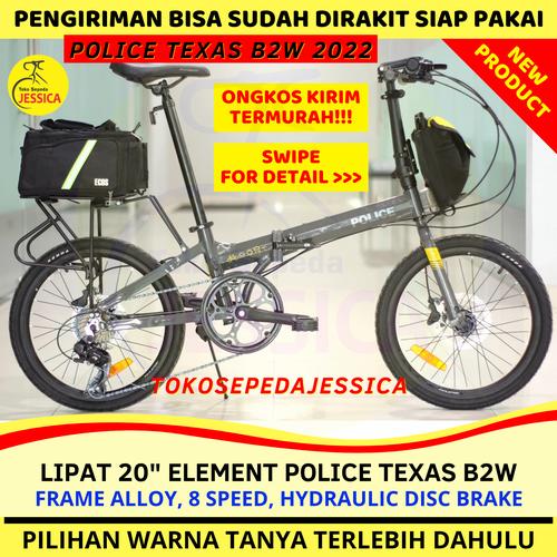 Jual Sepeda Lipat 20 Element Police Texas Bike To Work / Police Texas ...