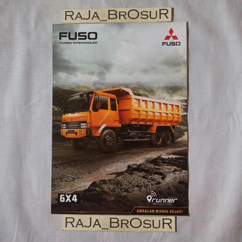 Jual Poster brosur Mitsubishi Fuso Dump Truck 220PS FN527MS/ML 6x4 2018 ...
