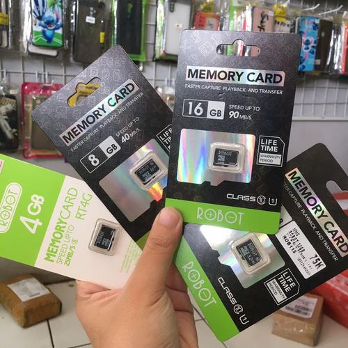 Promo MMC Robot 4gb 8gb 16gb 32gb ORIGINAL 100% TF WITH PACK MEMORI ...