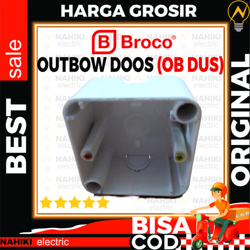 Jual OUTBOW DUS BROCO OPBOW DOOS OB PERSEGI PUTIH TEMPEL 4101-535 ORI ...