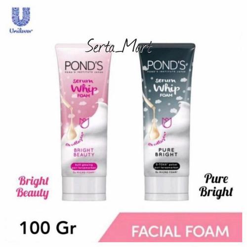 Jual Ponds Serum Whip Foam Pure Bright / Bright Beauty 100gr Pond's ...