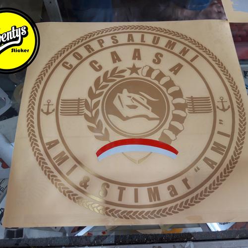 Jual STIKER CAASA CORPS ALUMNI AMI & STIMAR - 30cm X 30cm, Putih - Kab ...