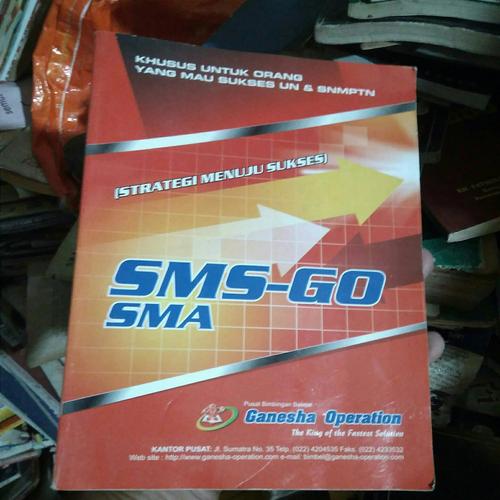 Jual Buku SMS-GO Strategi Menuju Sukses(untuk Orang yang Sukses UN ...