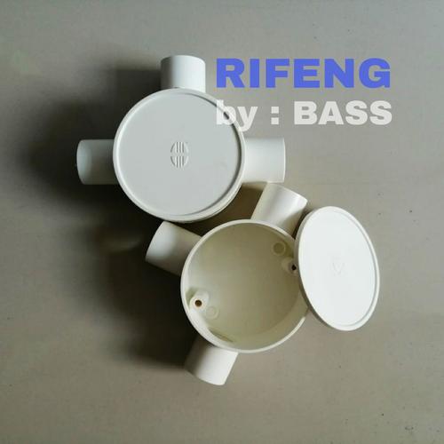 Jual Tee Dos 3 Way Conduit RIFENG RJ Box F20-65X35 20mm 1/2" T Dus ...