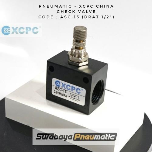 Jual Flow Control Pneumatic / Check Valve - ASC-15 (Drat 1/2") - XCPC ...