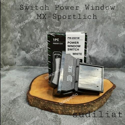 Jual SWITCH SAKLAR POWER WINDOW UNIVERSAL + SOKET. - WHITE - Kab ...