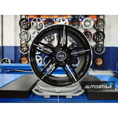 Jual Velg Hsr Ring17 Untuk Mobil Mercy R17 Lebar 8 Et45 Warna Black ...